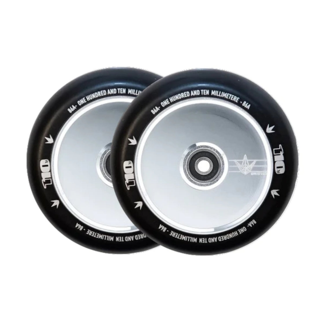 Envy Hollow Core 110mm Scooter Wheels Polished - Pro Scooter Wheels ...